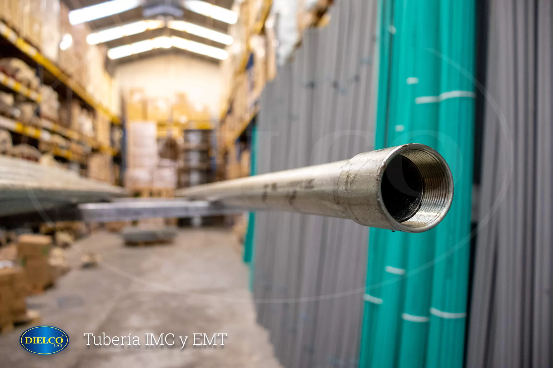 Tubo IMC 1 1/4 Pulgadas x 3mts Galvanizado - Dielco