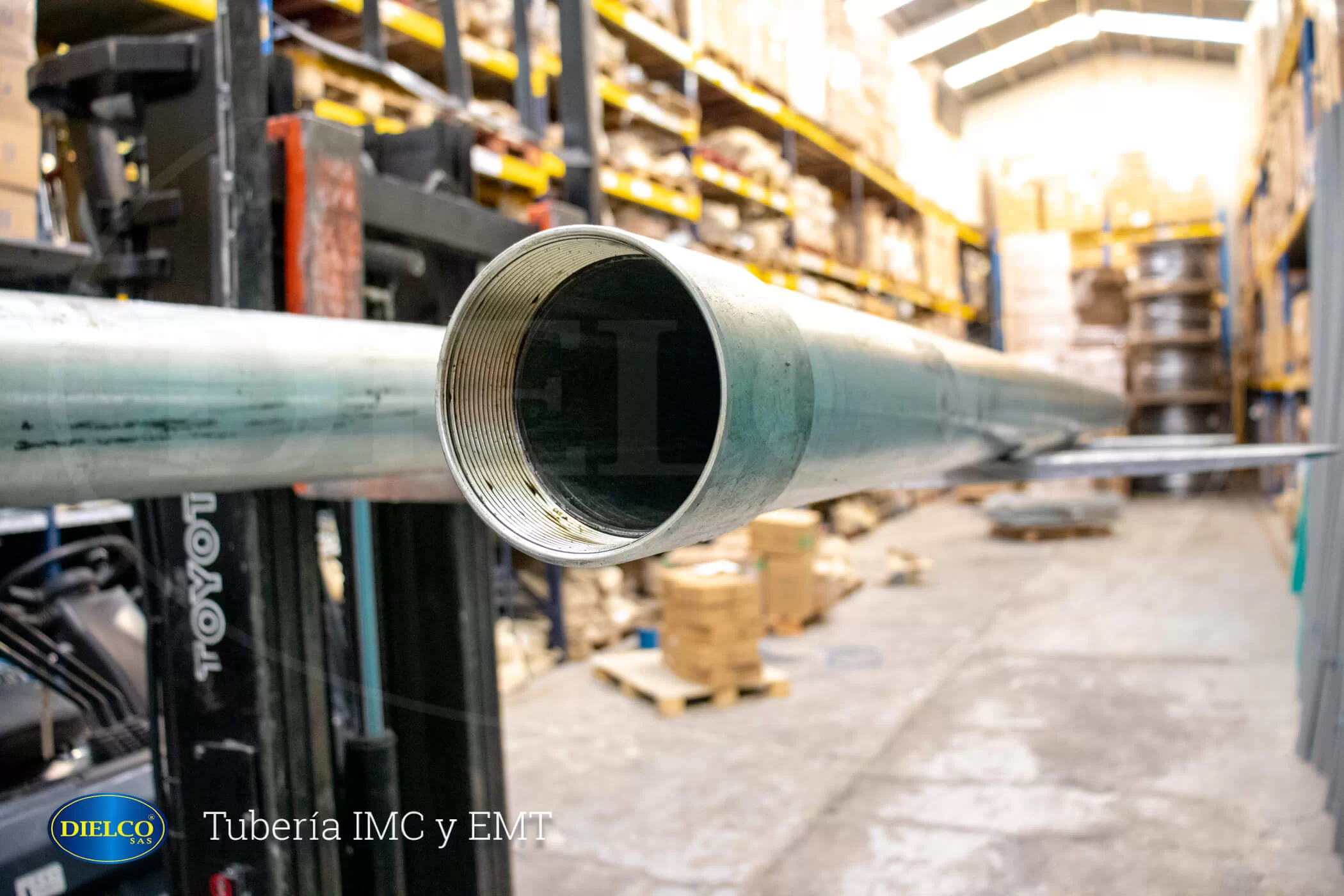 Tubo RIGID de 4 Pulgadas x 3mts Metálico - Dielco